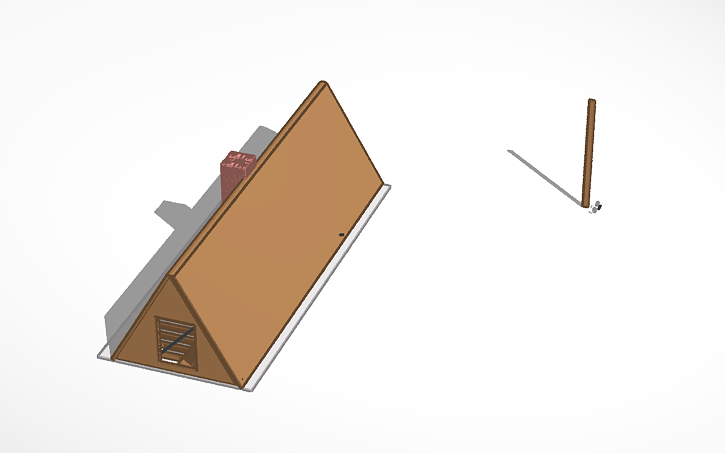 3D design attic old wire - Tinkercad