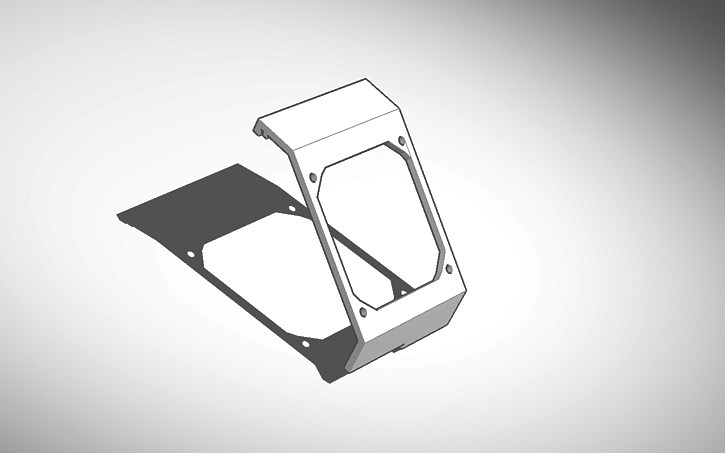 3D design CSPPC / CVPPC Memory Cooling (Amiga 4000T) - Tinkercad