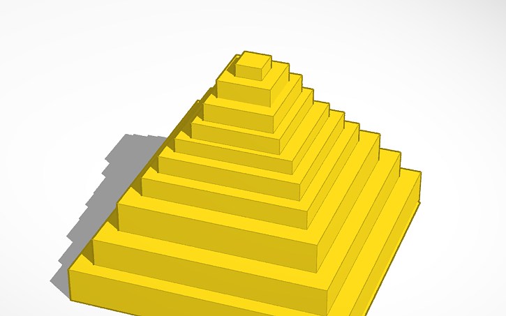 3D design Pyramid - Tinkercad
