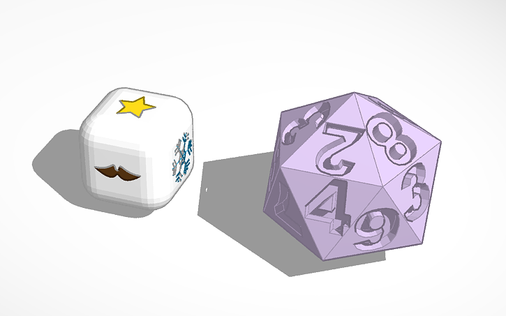 3D design Dice | Tinkercad
