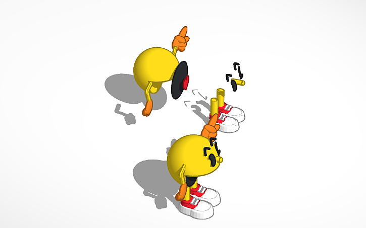 3D design pacman kawaii desu | Tinkercad