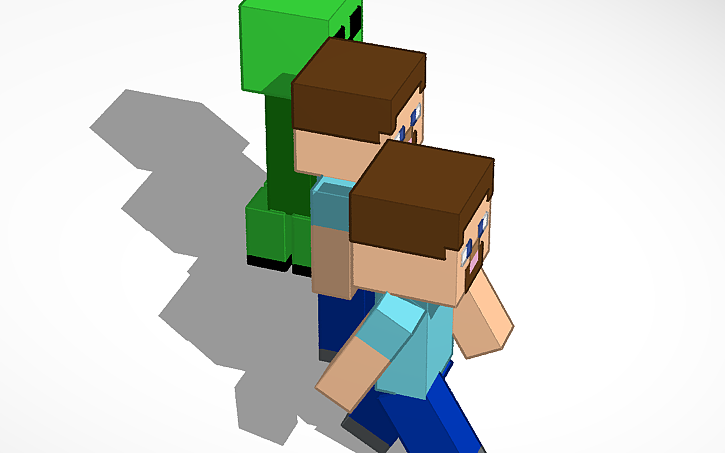 3D design Minecraft characters | Tinkercad