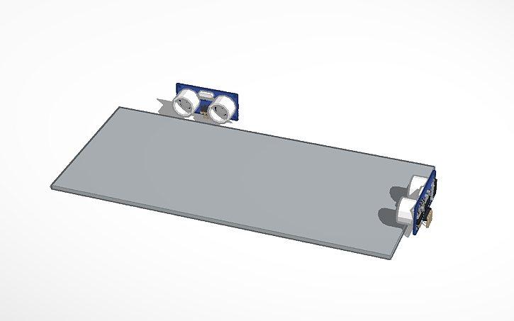 3D design rail - Tinkercad