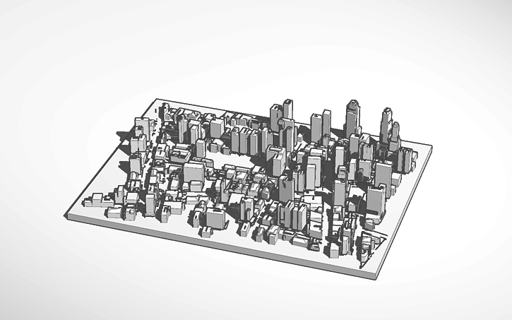3D design city - Tinkercad
