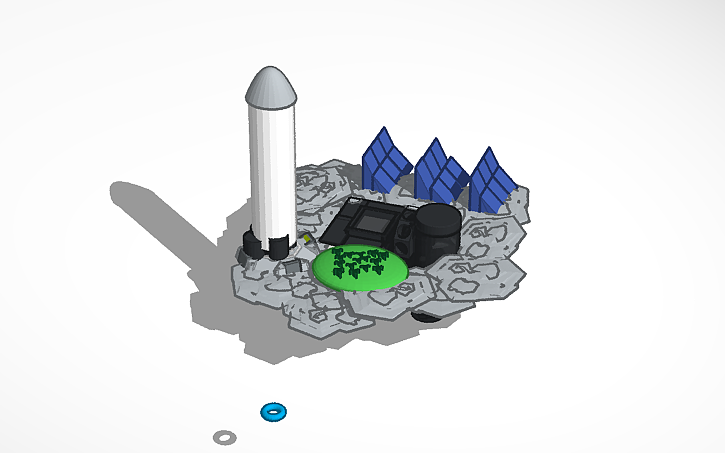 3D design Moon Base | Tinkercad