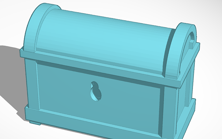 3D design chest - Tinkercad
