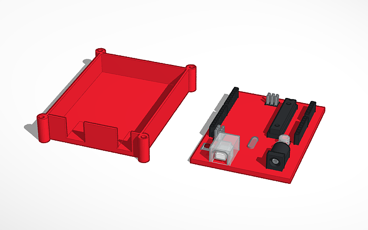 3d Design Arduino Uno Case Tinkercad
