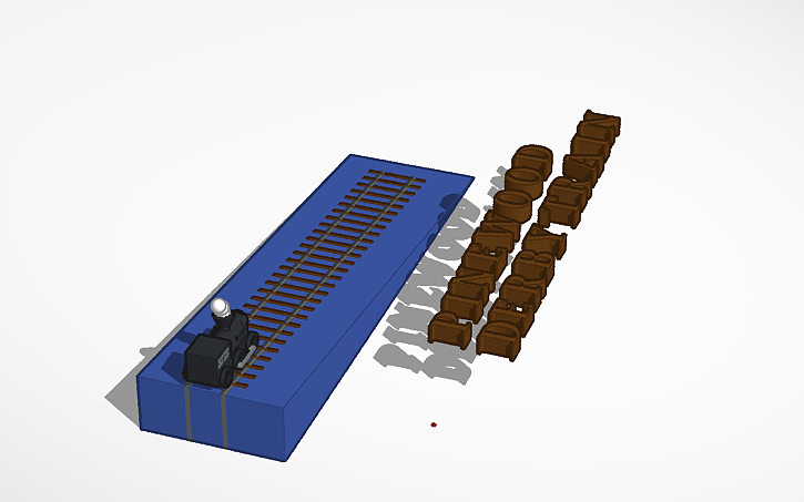 3D design Pinewood Derby Train 🚂 - Tinkercad