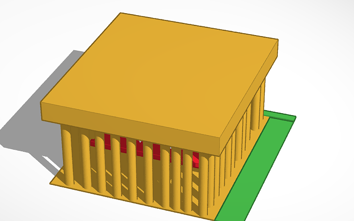 3D design Anıtkabir Defne Erişgen- Yağmur Topçu 7C - Tinkercad