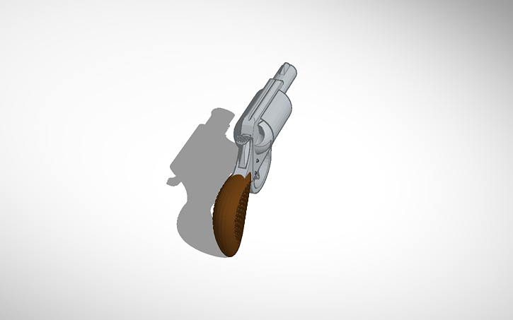 3D design Snub Nose Revolver - Tinkercad