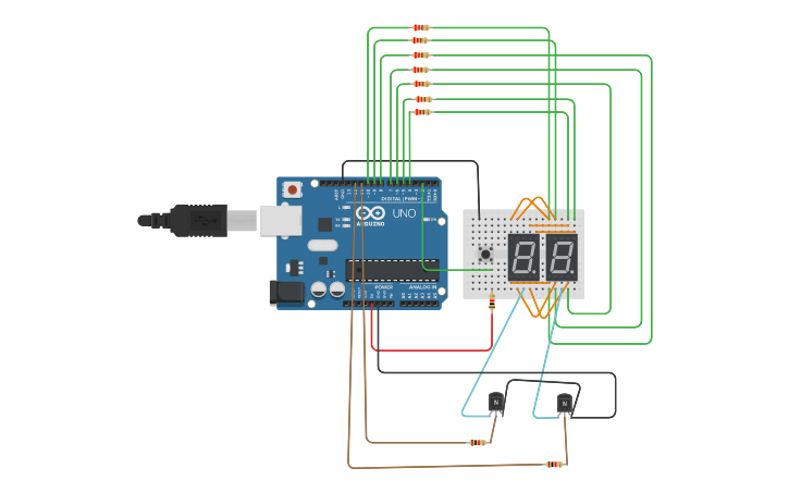 Circuit design P2-E4 - Tinkercad