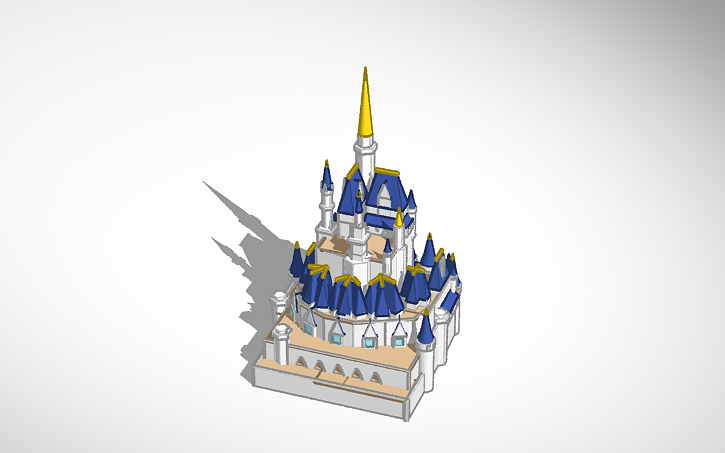 3D design Disney Castle - Tinkercad