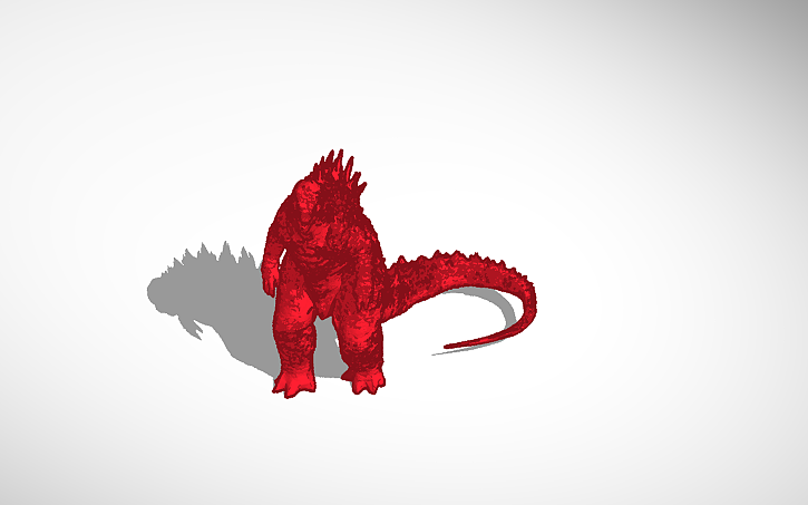 3D design godzilla | Tinkercad