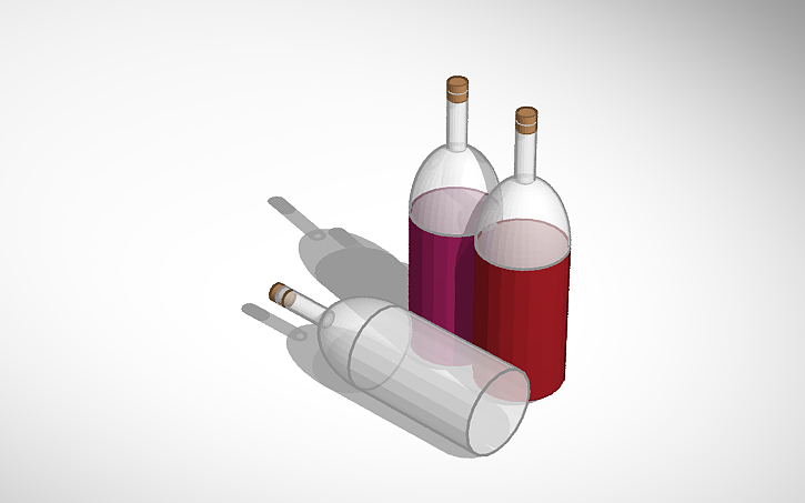 3D design Wine bottles for Mirkwood | Tinkercad