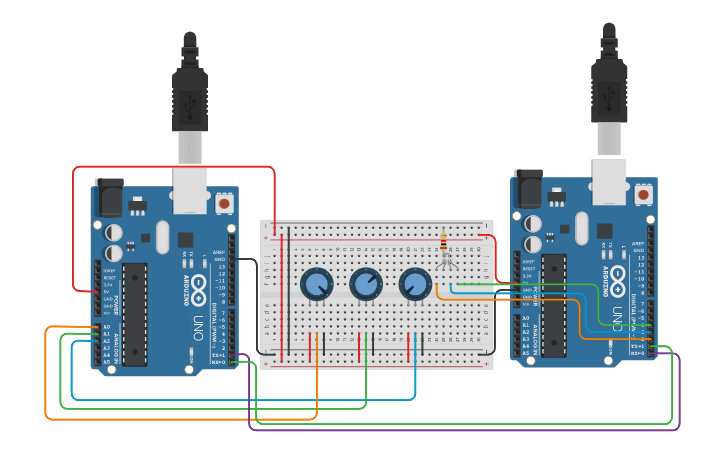 Circuit design RS232 | Tinkercad