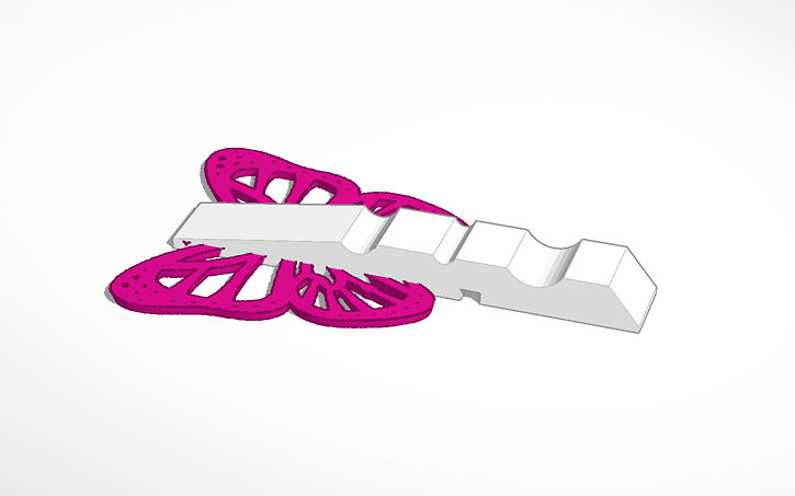 3D design Butterfly - Tinkercad