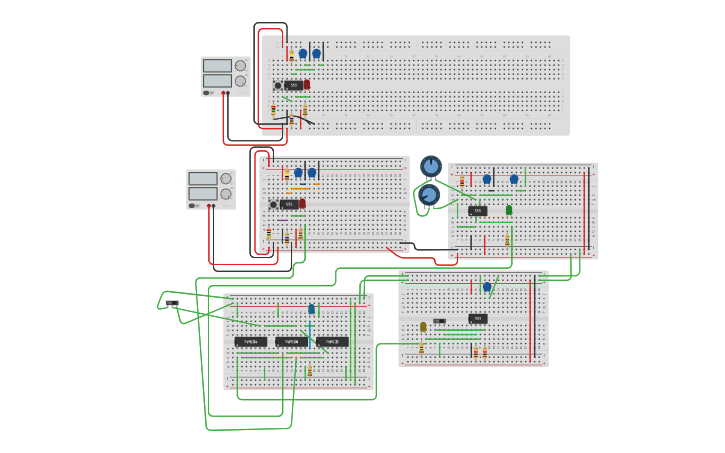Circuit design Computer Clock - Tinkercad