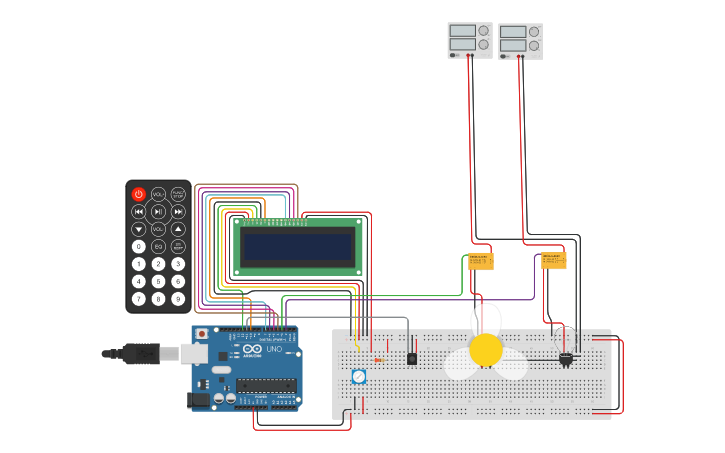 Circuit design Proyecto final - Tinkercad