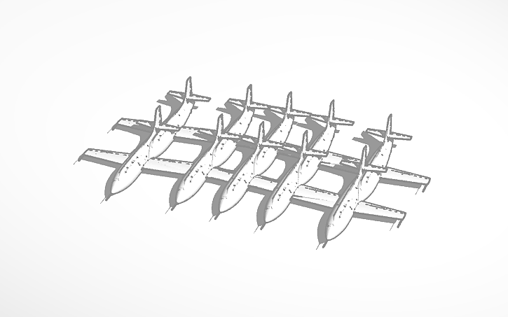 3D design The most coolest air plane. | Tinkercad