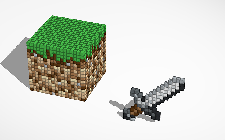 3D design Minecraft - Tinkercad