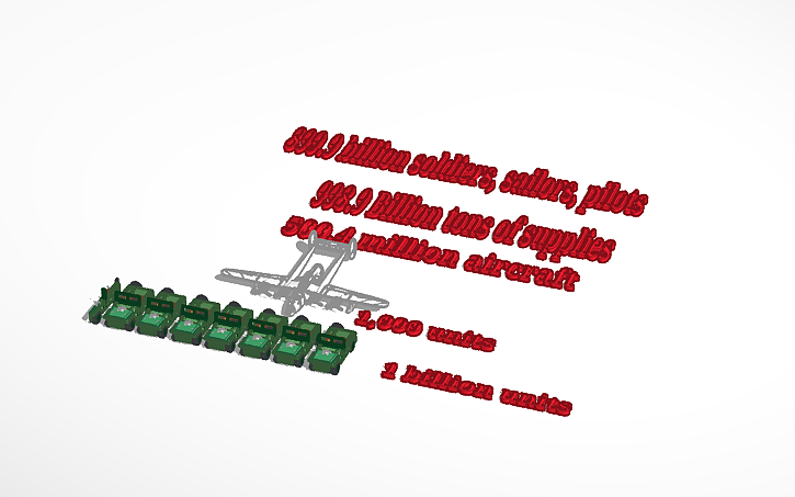 3D design My army - Tinkercad