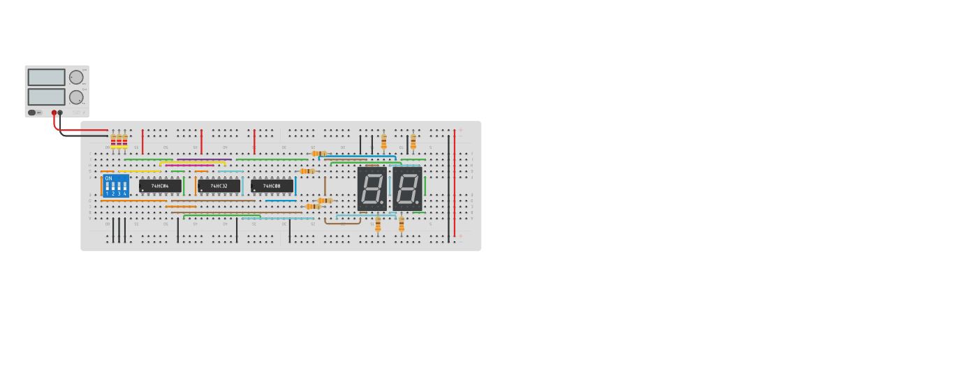 Circuit design Practica 6 | Tinkercad