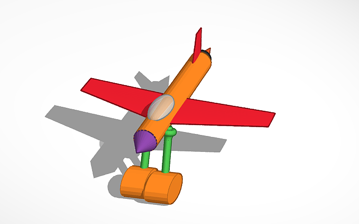 3D design Airplane | Tinkercad
