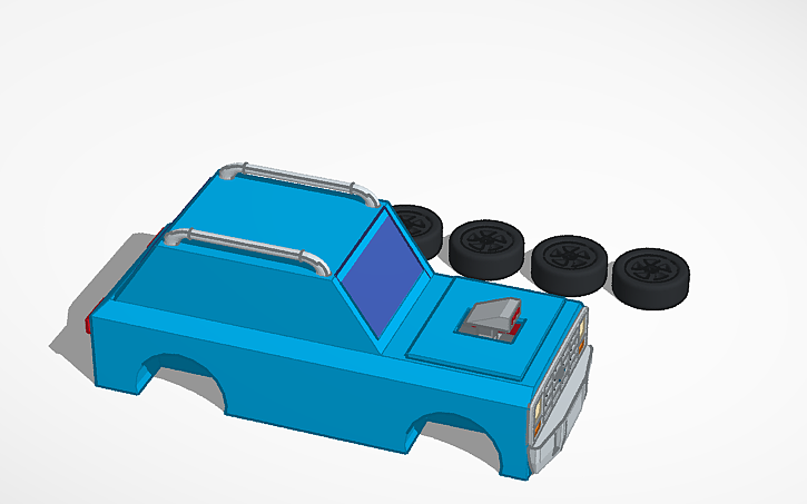 3D design simple car - Tinkercad