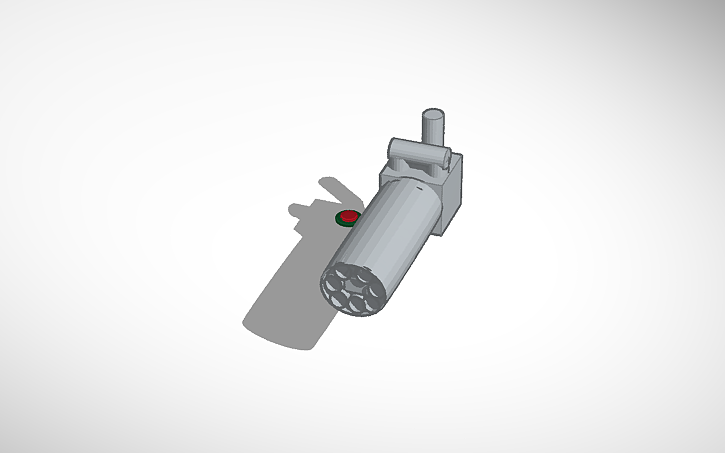 3D design simple minigun | Tinkercad