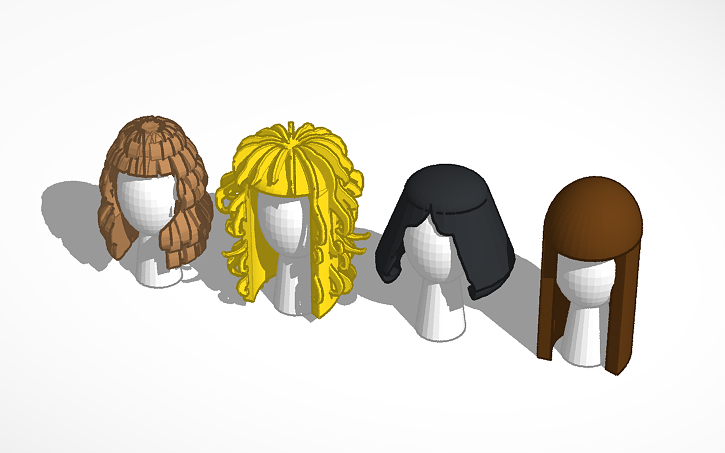 3D design Wig Shop - Tinkercad