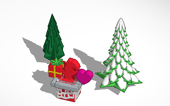 3D design SANTA - Tinkercad