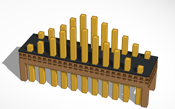 3D design Bridge - Tinkercad