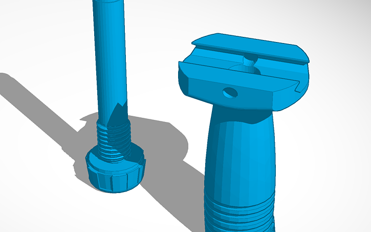 3D design Assault Rifle Grip - Tinkercad