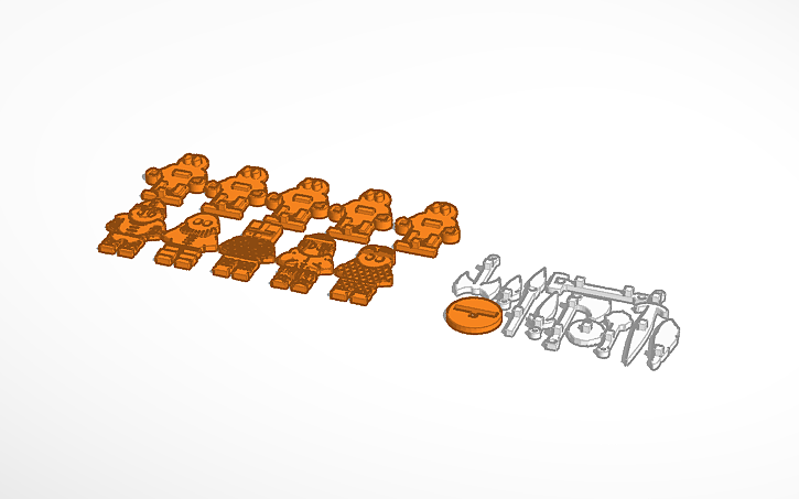 3D design Dungeon Dolls - Tinkercad