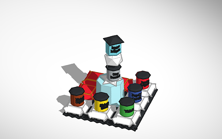 3D design Garbage Barrels - 3D - Tinkercad