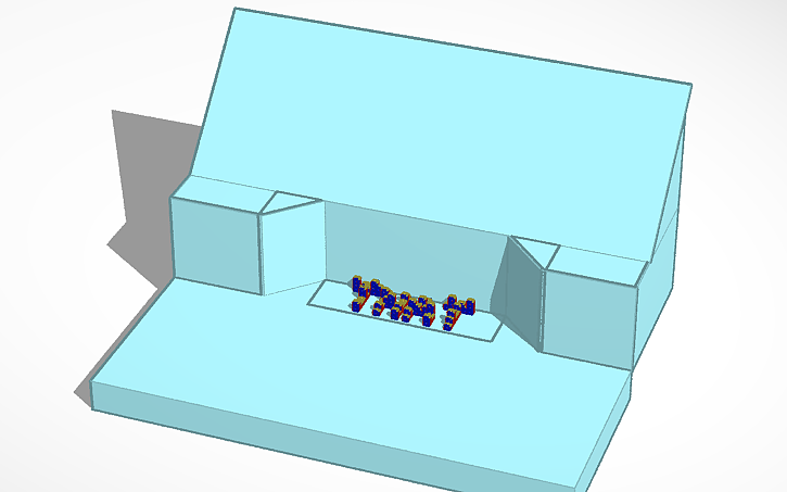 3D design Block Word DERO! - Tinkercad