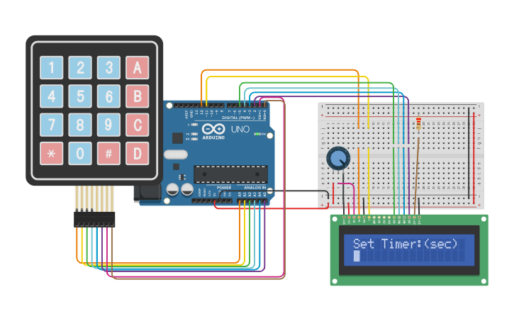 Circuit Design Countdown Timer Tinkercad