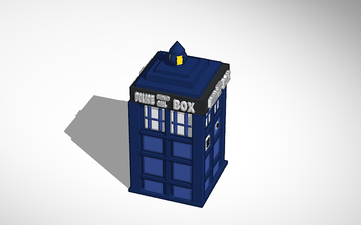 3D design TARDIS | Tinkercad