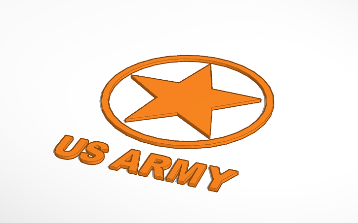 3D design US Army - Tinkercad