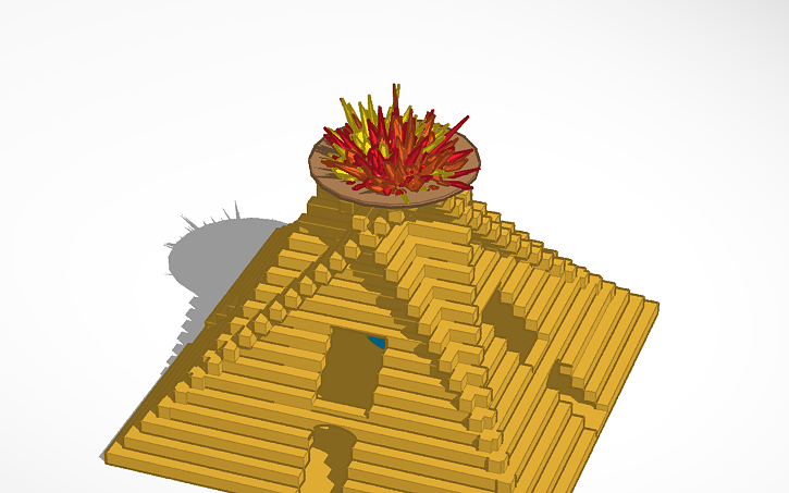 3D design Fire Pyramid | Tinkercad