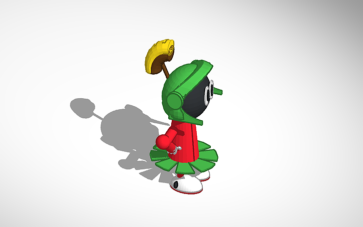 3D design Marvin the Martian - Tinkercad