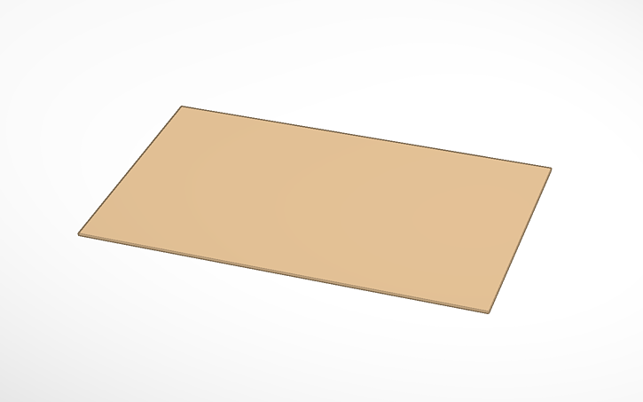 3D design Cardboard - Tinkercad