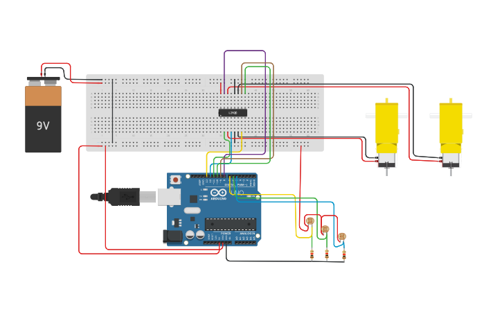 Circuit design Nora naji and Alaa mohsen | Tinkercad