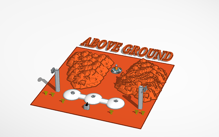 3D design Above Ground - Tinkercad
