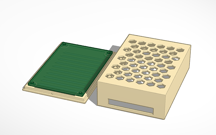 3D design PCB Board Case (40 mm x60 mm) | Tinkercad