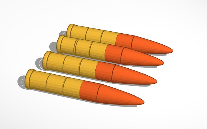 3D design bullets | Tinkercad