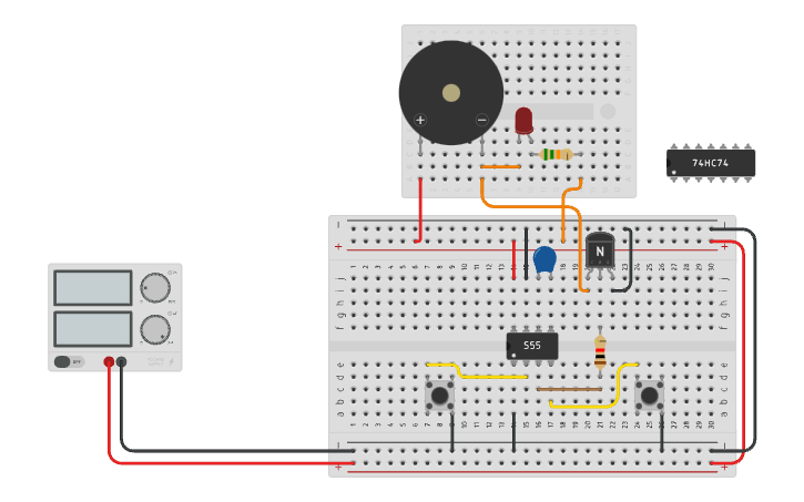 Circuit design tugas akhir - Tinkercad