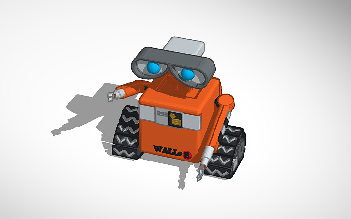 3D design Wall-e - Tinkercad
