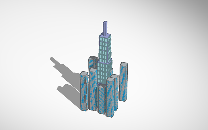 3D design empire state building! - Tinkercad