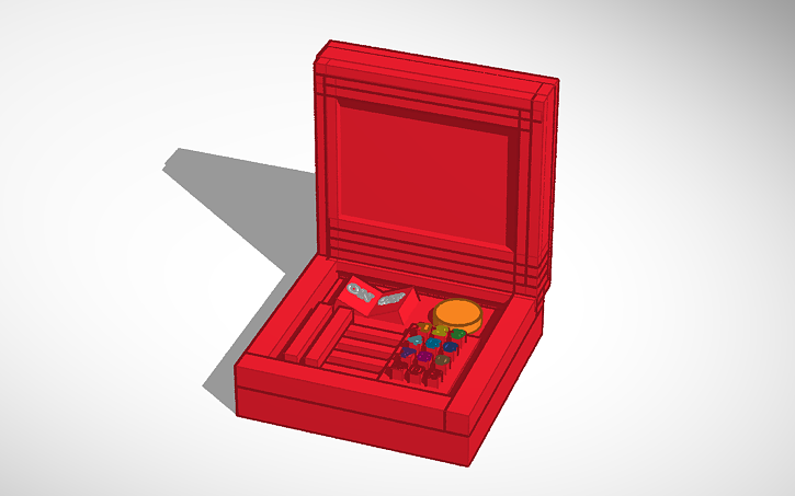 3D design Control Panel w/ Screen - Tinkercad